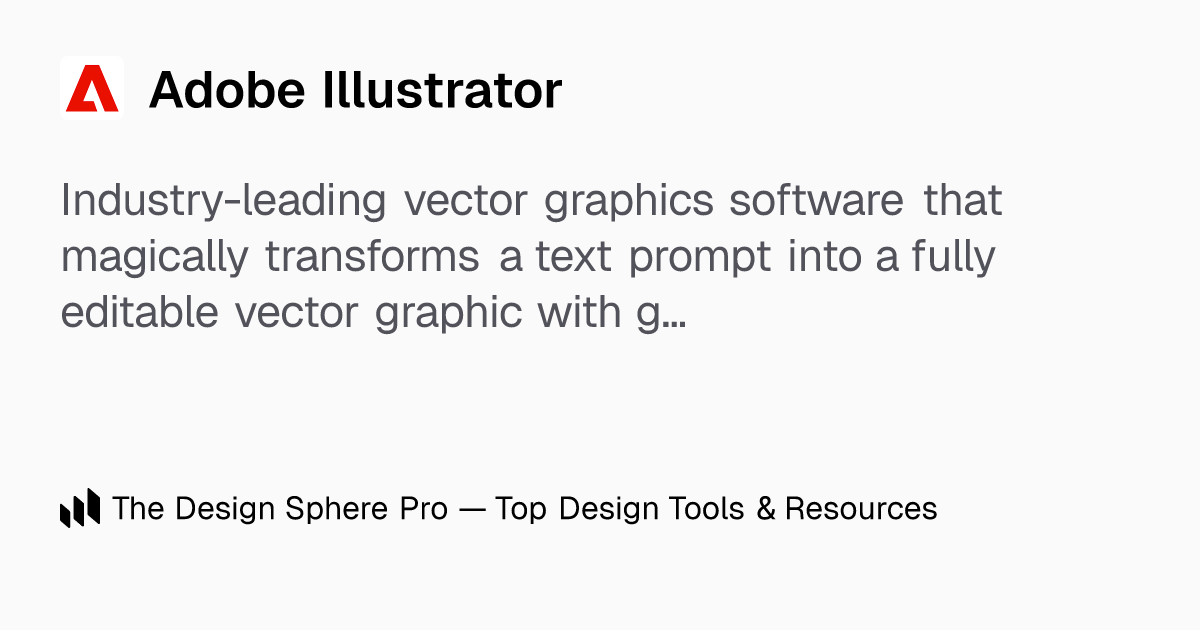 Adobe Illustrator: Create at the speed of now. – The Design Sphere Pro